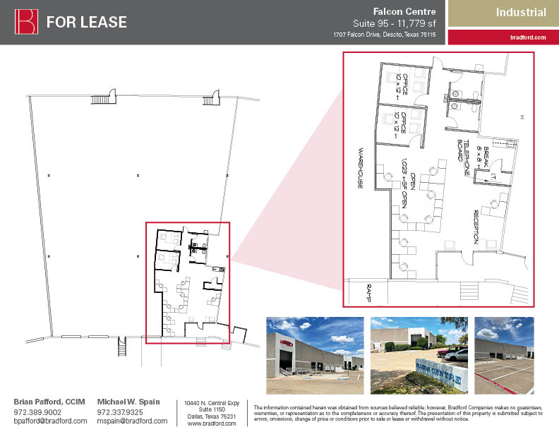 1707 Falcon Drive, DeSoto, Texas 75115 Falcon Centre