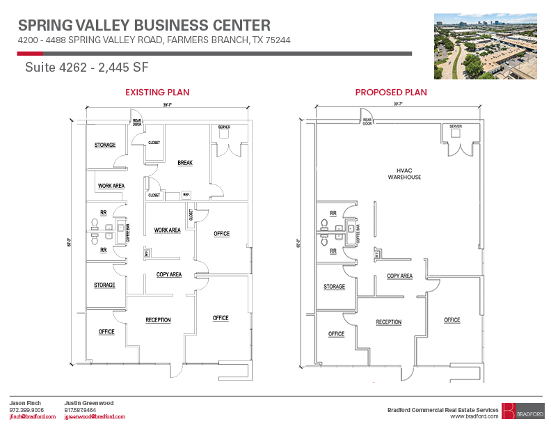 Suite 4262 Available 2,445 SF Floor Plan