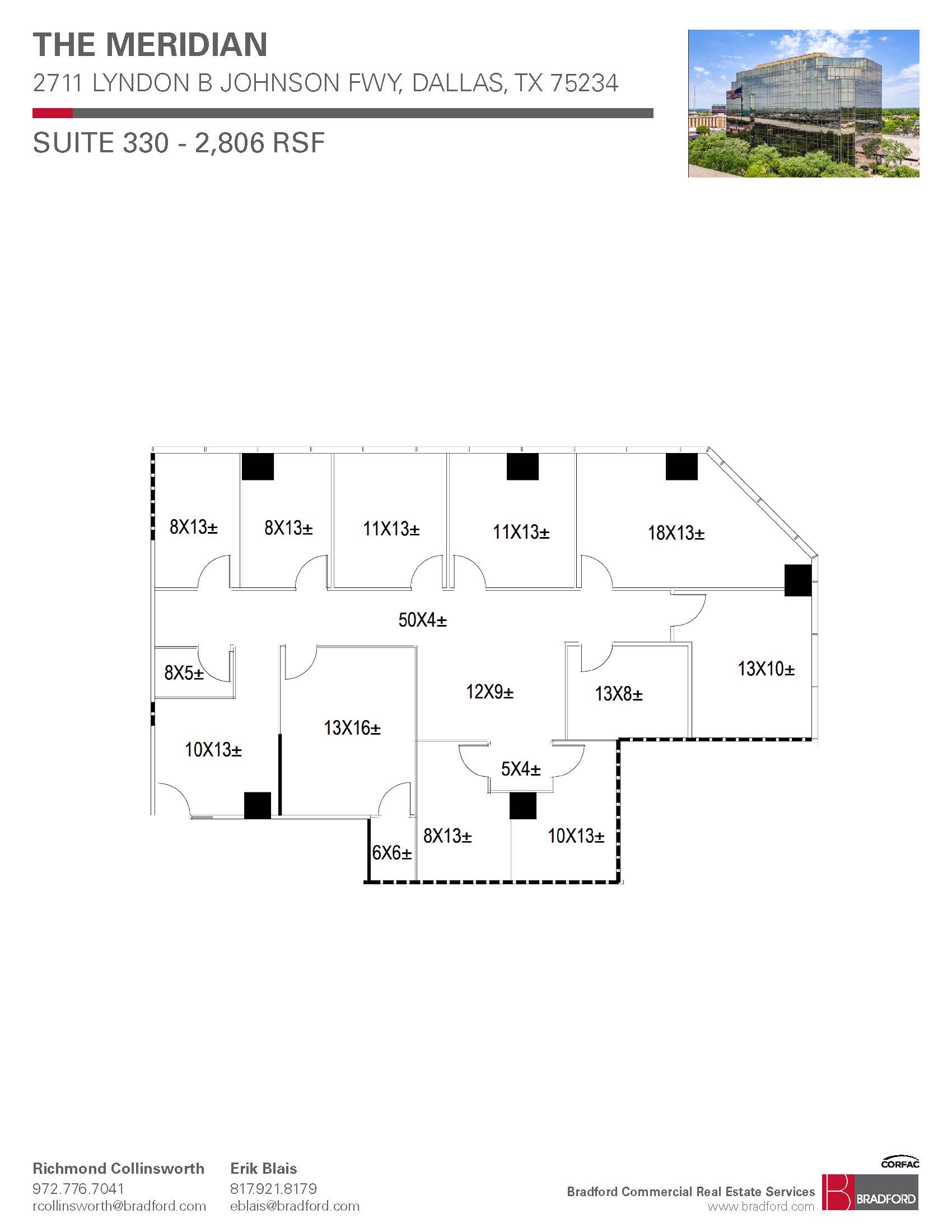 Suite 400 Available 17,170 SF Floor 4 Floor Plan